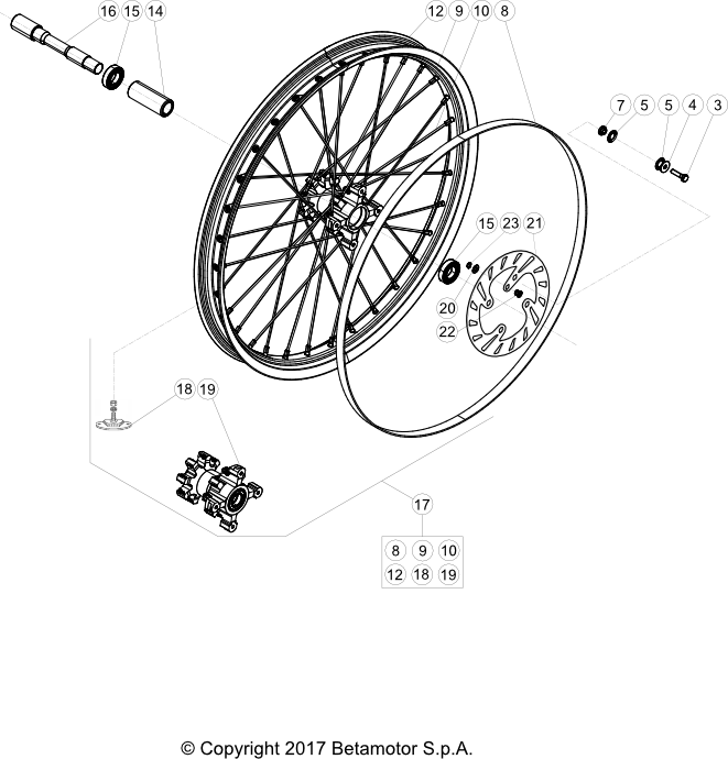 41 FRONT WHEEL - Beta Genuine