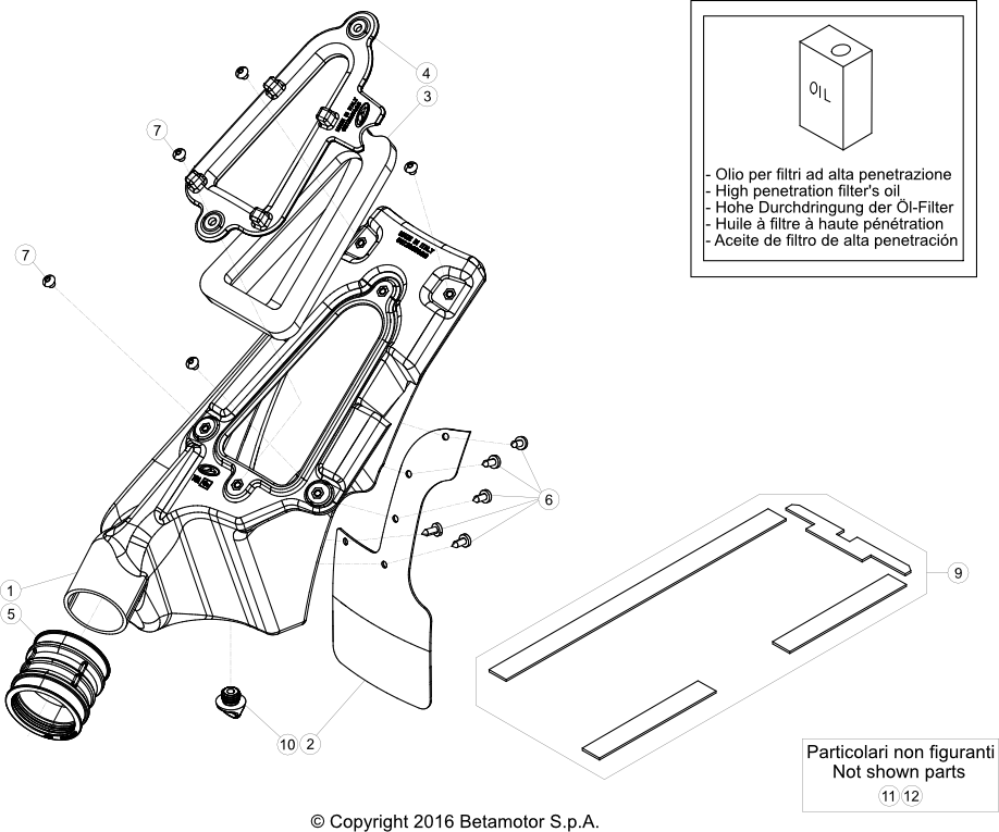 38 AIR FILTER BOX - Beta Genuine