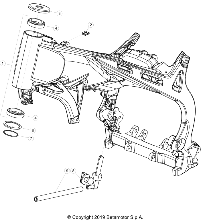 31 FRAME/SUB FRAME - Beta Genuine