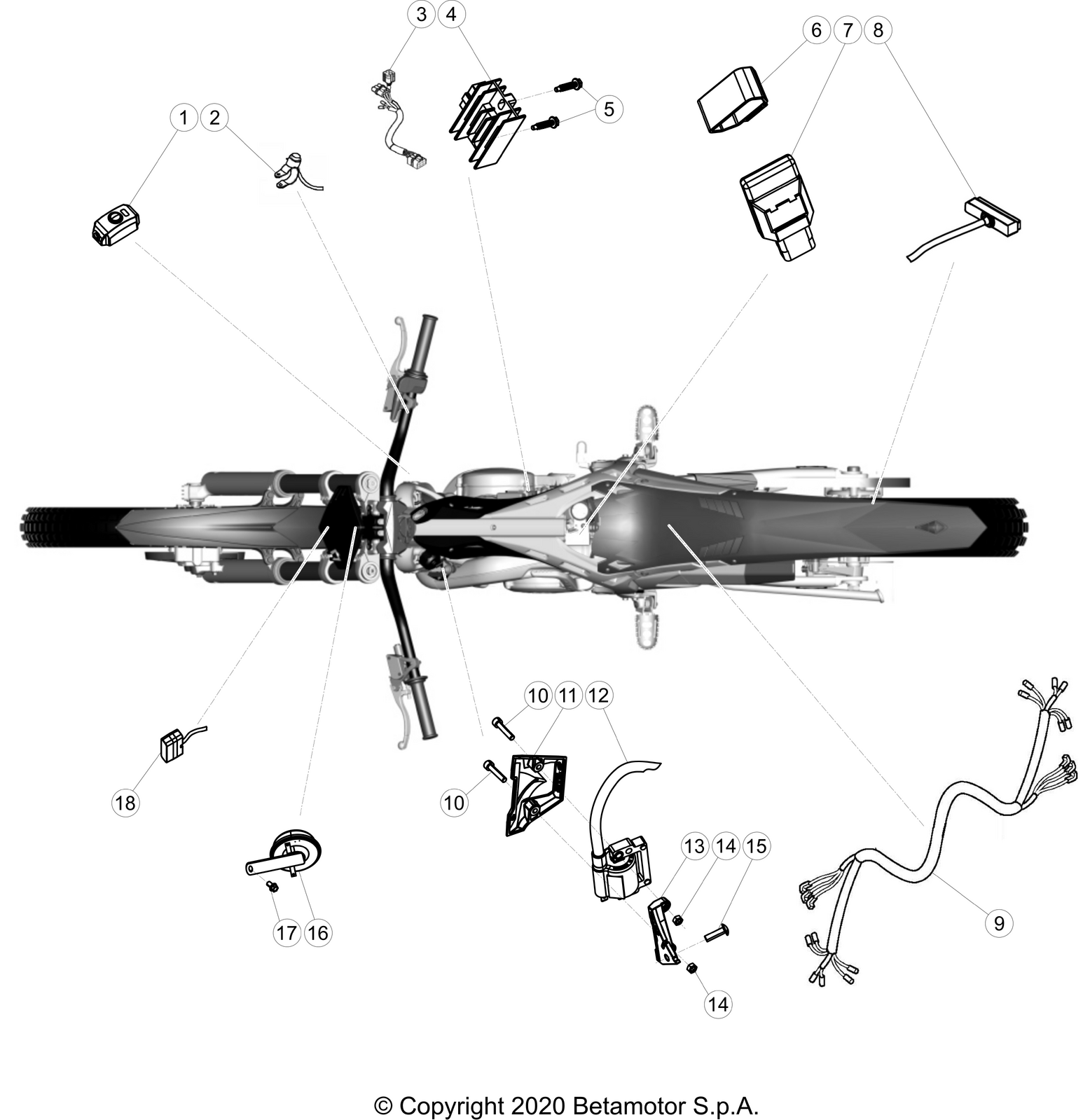 40 WIRING HARNESS - Beta Genuine