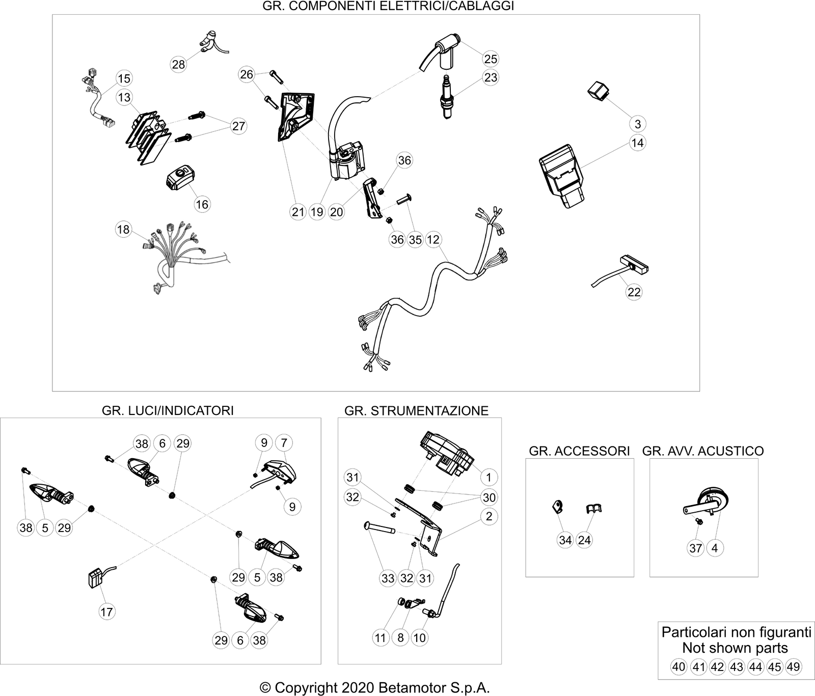 40 WIRING HARNESS - Beta Genuine