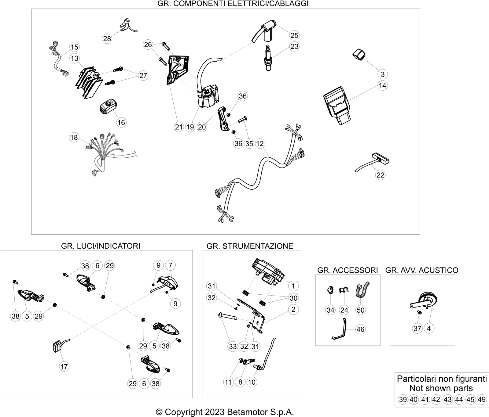 40 WIRING HARNESS - Beta Genuine