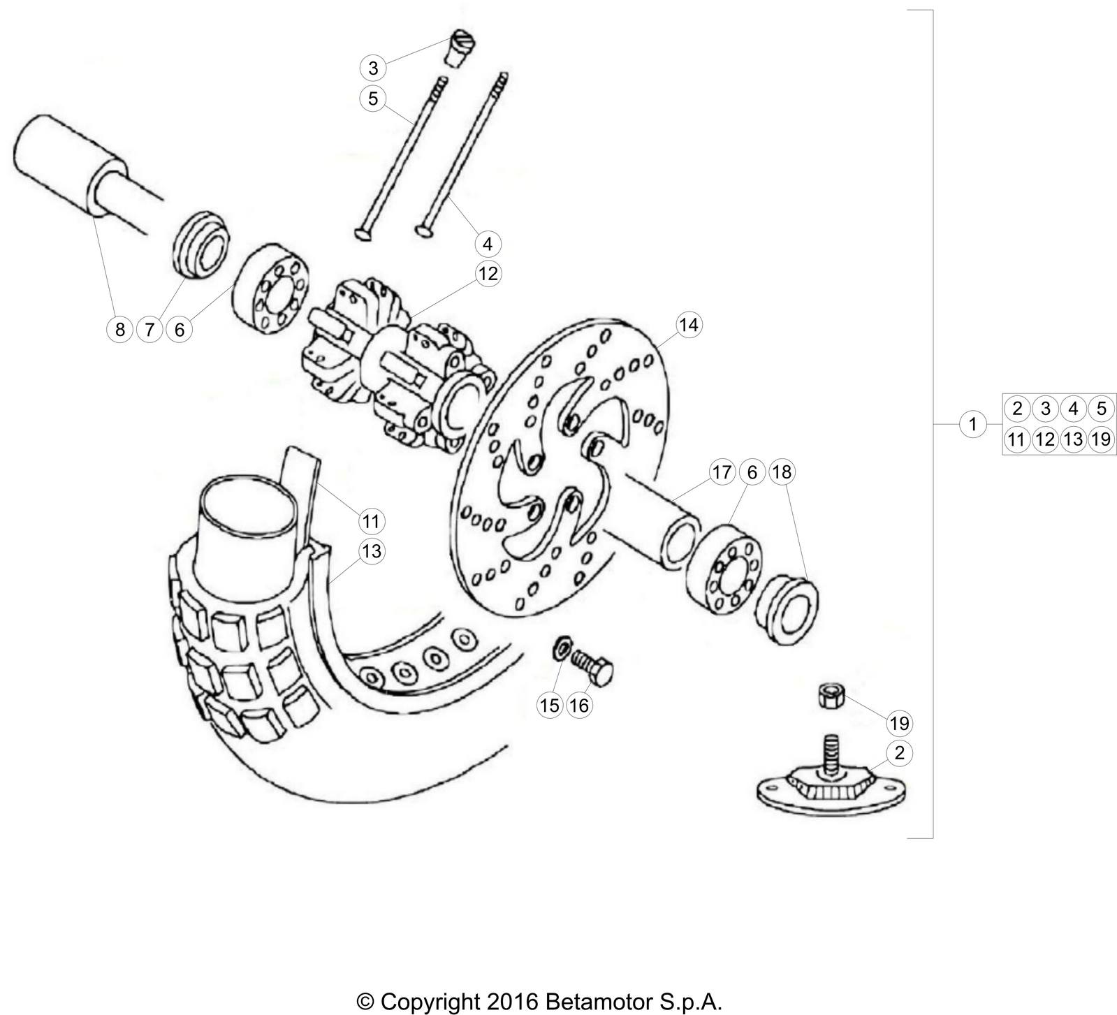 41 FRONT WHEEL - Beta Genuine