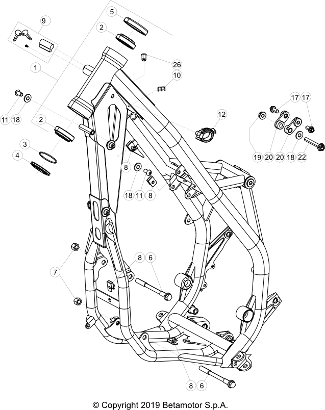 31 FRAME/SUB FRAME - Beta Genuine