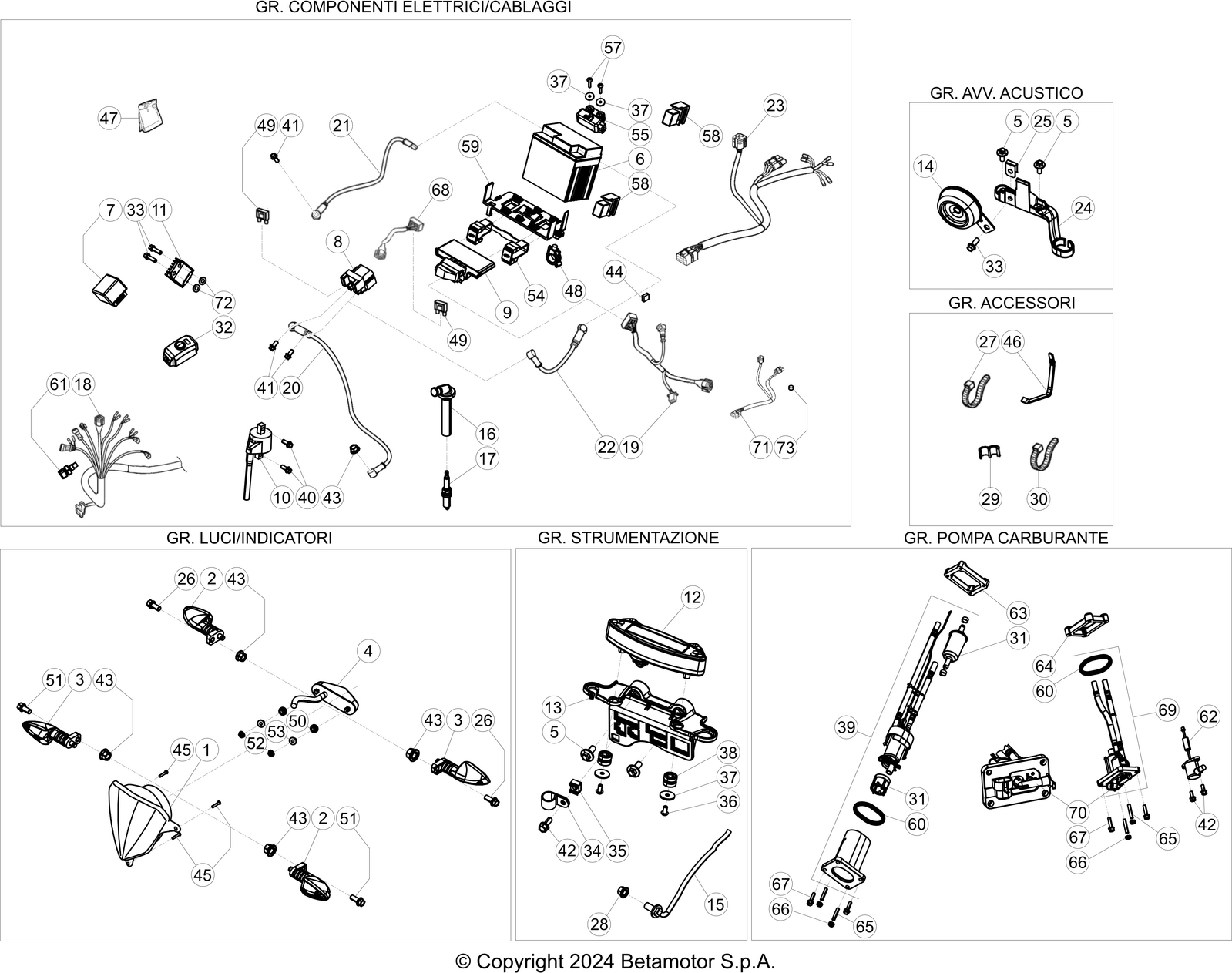 40 WIRING HARNESS - Beta Genuine