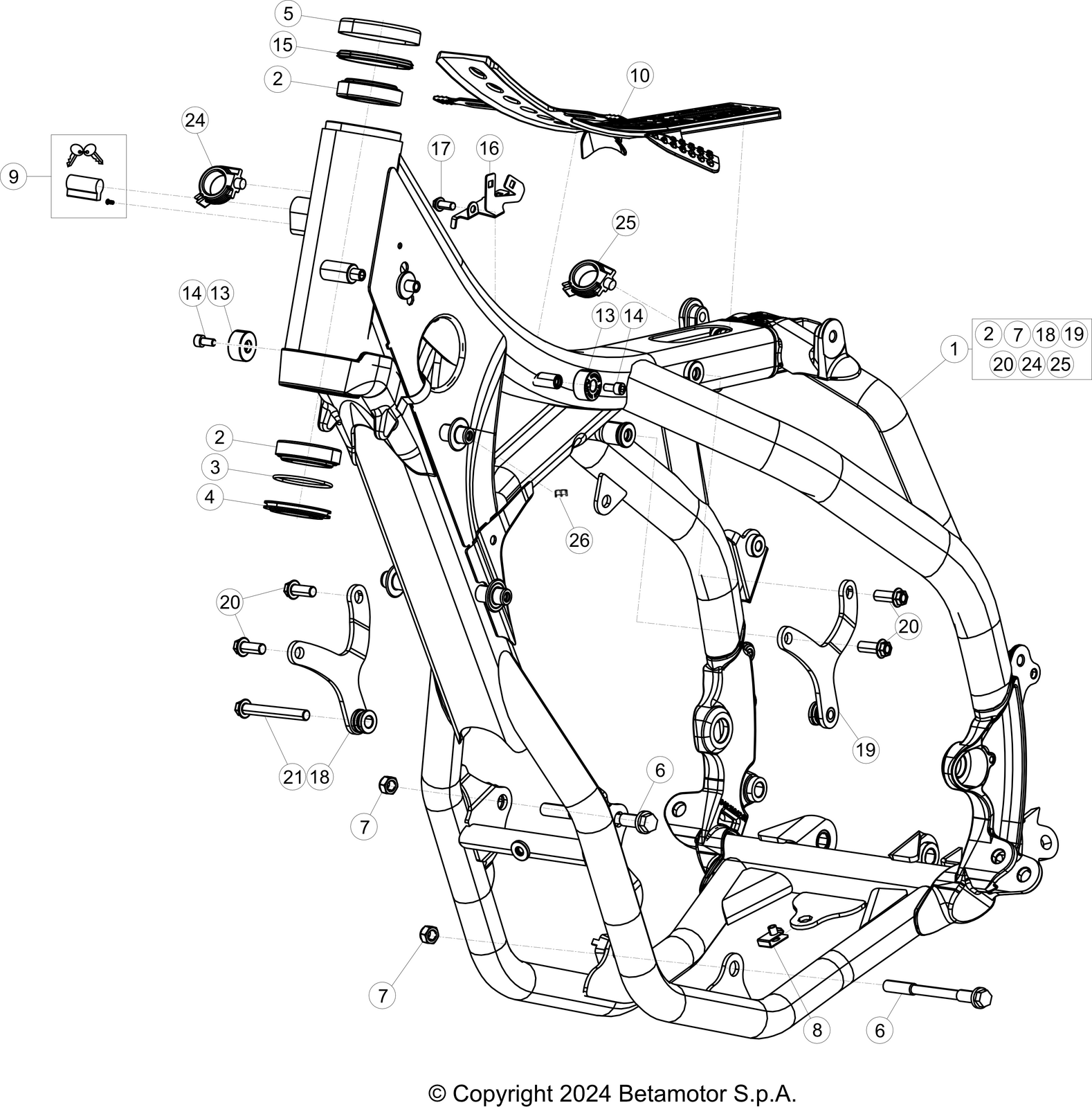 31 FRAME/SUB FRAME - Beta Genuine