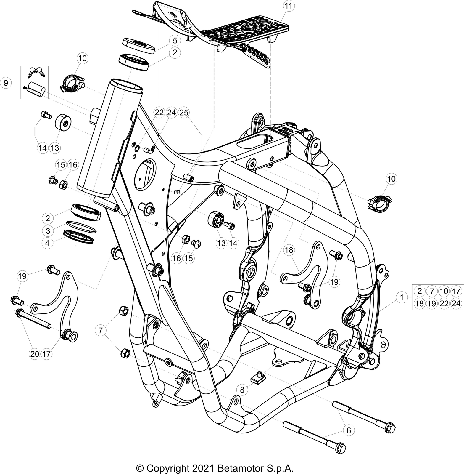 31 FRAME/SUB FRAME - Beta Genuine