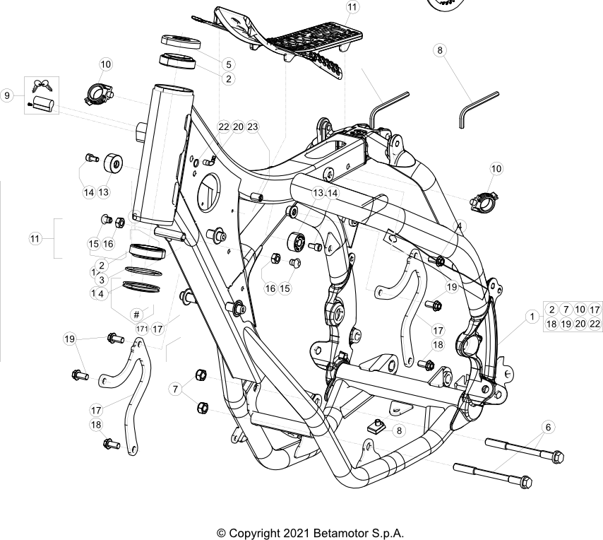 31 FRAME/SUB FRAME - Beta Genuine
