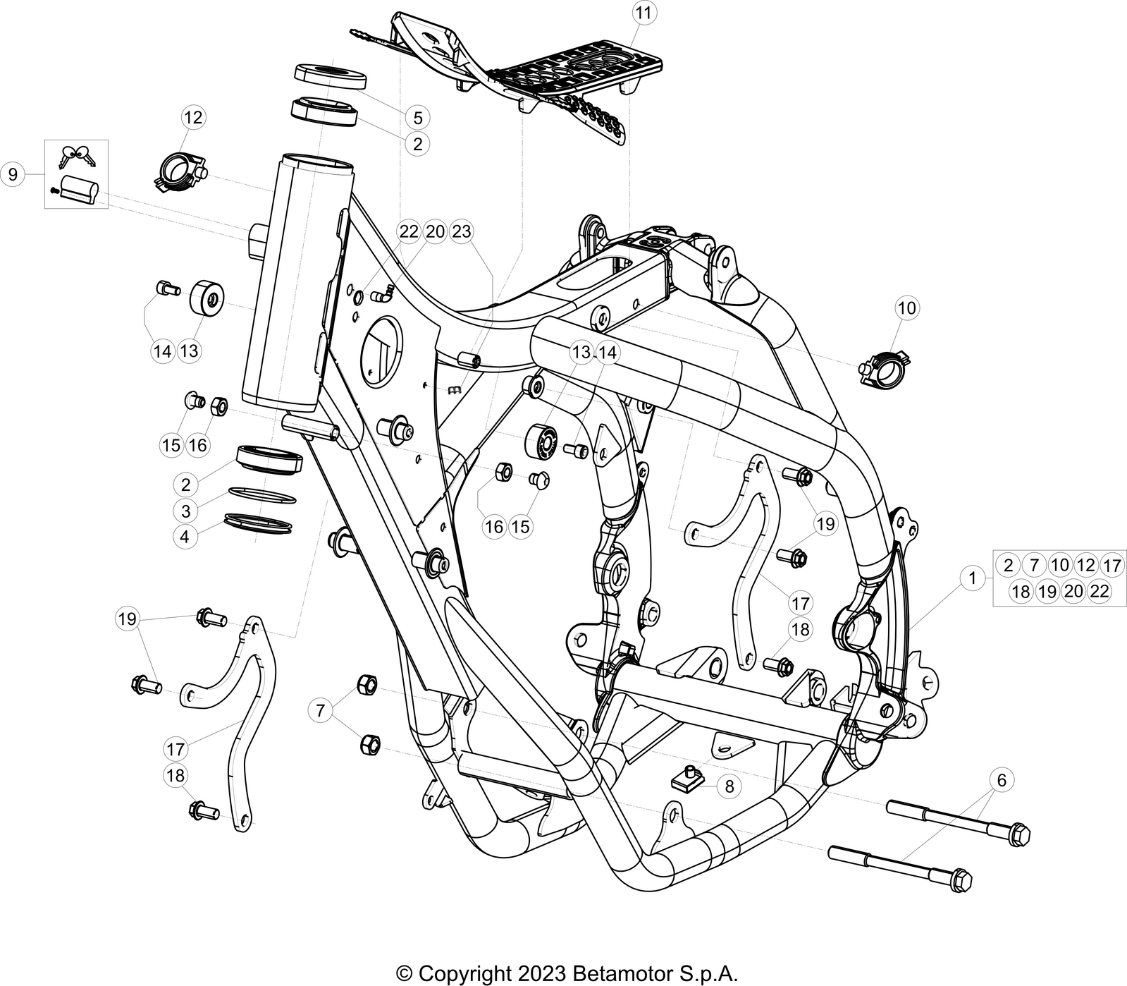 31 FRAME/SUB FRAME - Beta Genuine