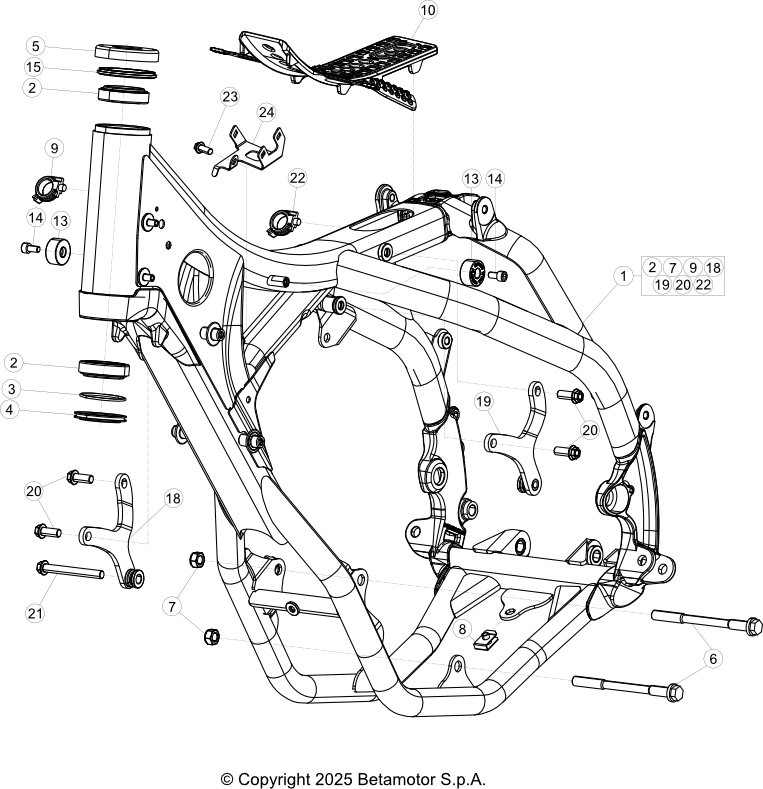 31 FRAME/SUB FRAME - Beta Genuine