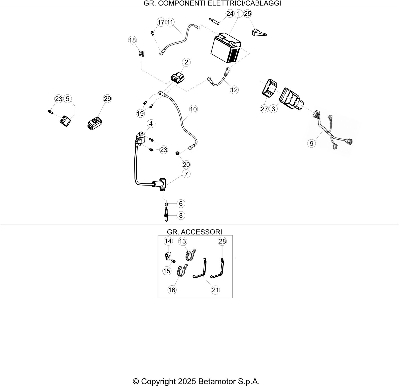 40 WIRING HARNESS - Beta Genuine