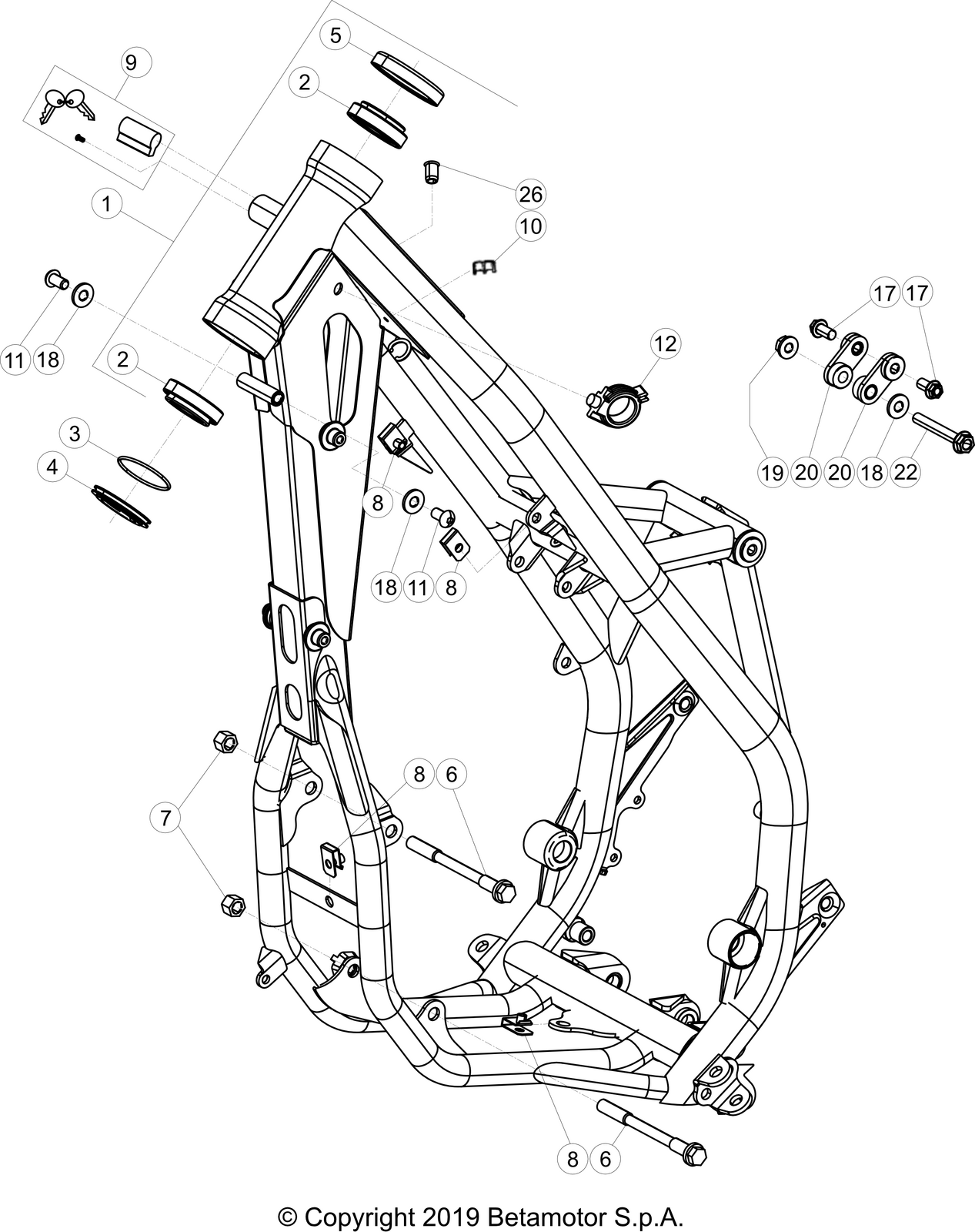 31 FRAME/SUB FRAME - Beta Genuine